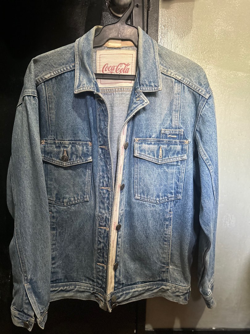 Vintage Coca-Cola Denim Jacket, Men's Fashion, Coats, Jackets and ...