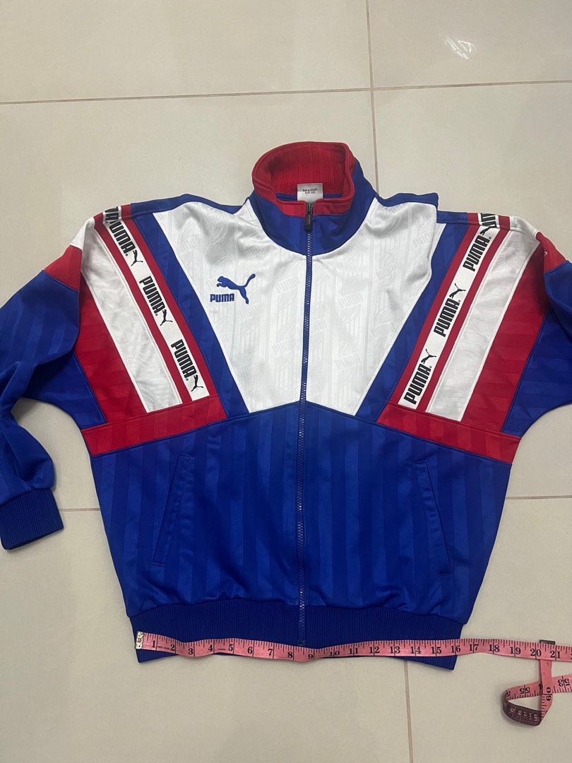 Vintage puma jacket, Men's Fashion, Activewear on Carousell