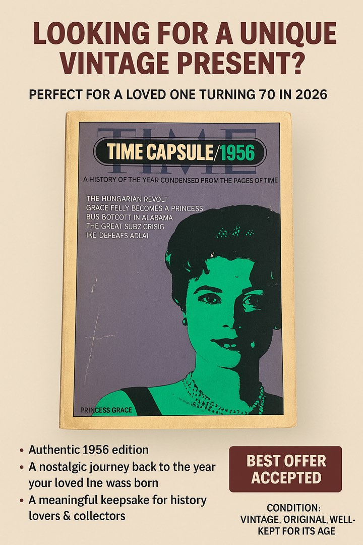 Vintage Time Capsule 1956 Book, Hobbies & Toys, Memorabilia ...