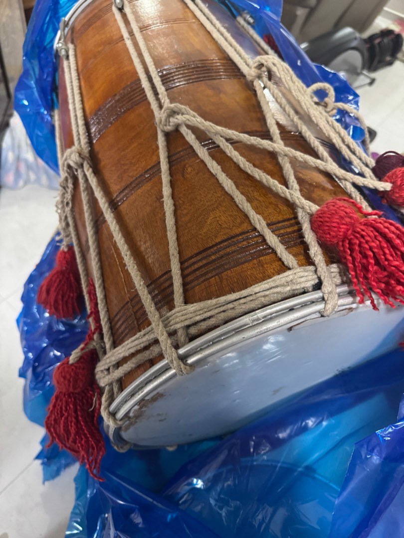 Straight Barrel 13”Dhol, Hobbies & Toys, Musical Instruments on Carousell