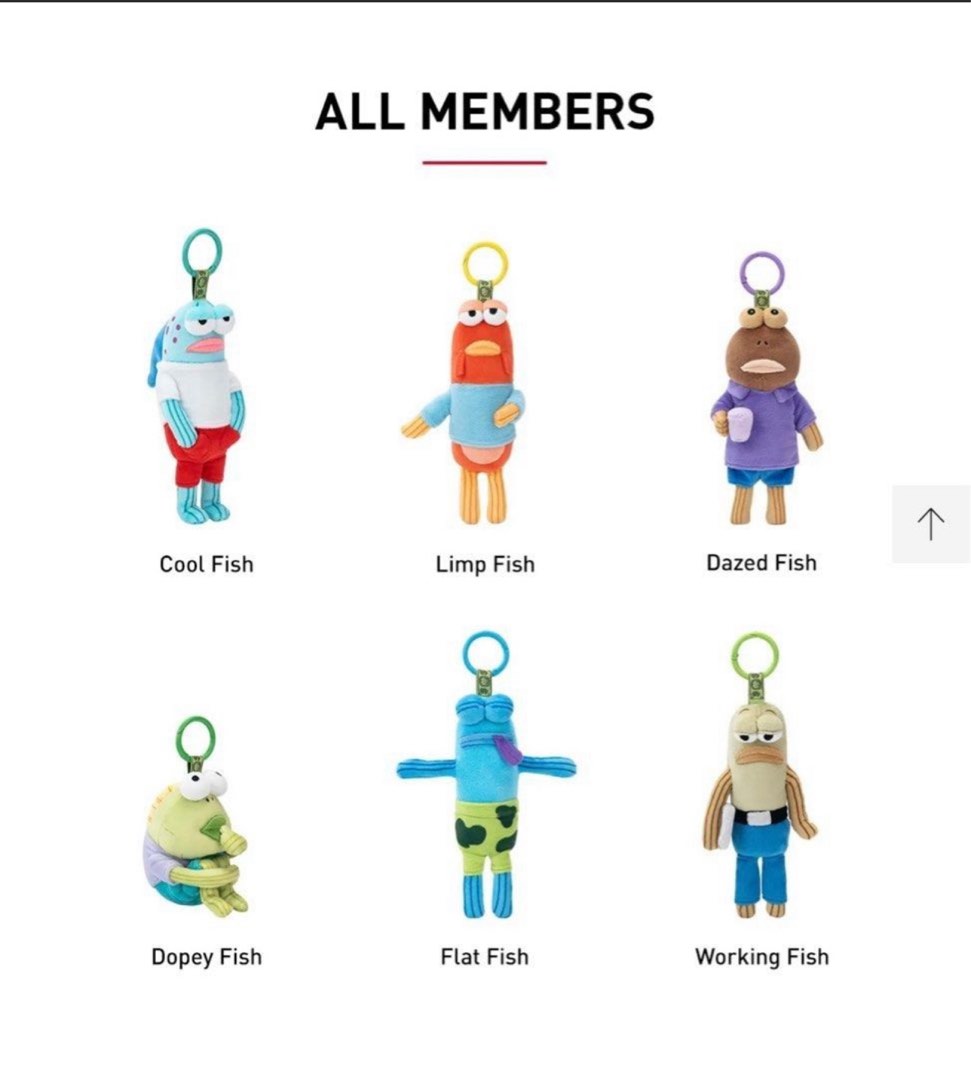 Bikini Bottom Cool Flat Fish, Hobbies & Toys, Toys & Games on Carousell