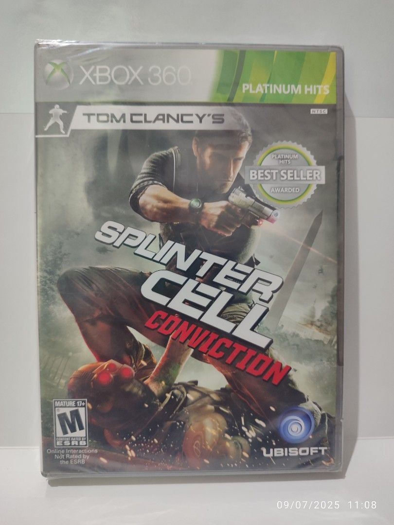 XBOX 360 - Splinter Cell Conviction (BRAND NEW) "OPEN REGION", Video ...