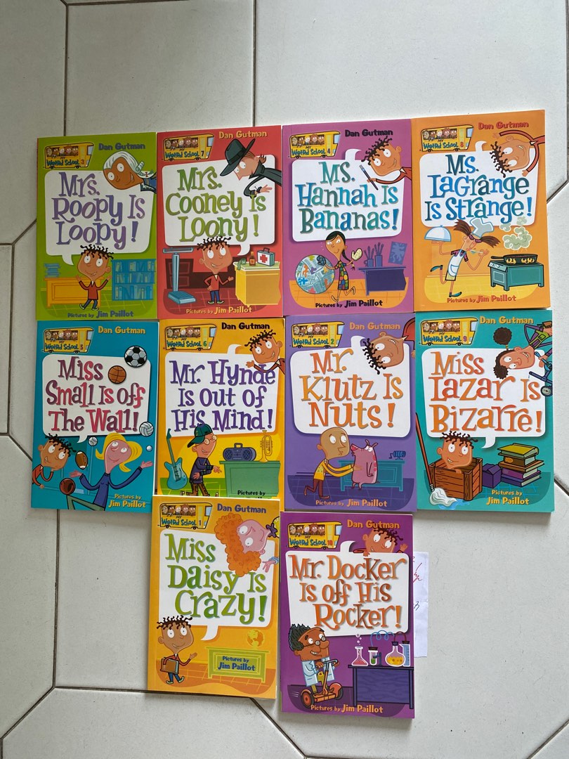 10 X ( bundle of 10) My Weird School Series Books by Dan Gutman. C C (v ...