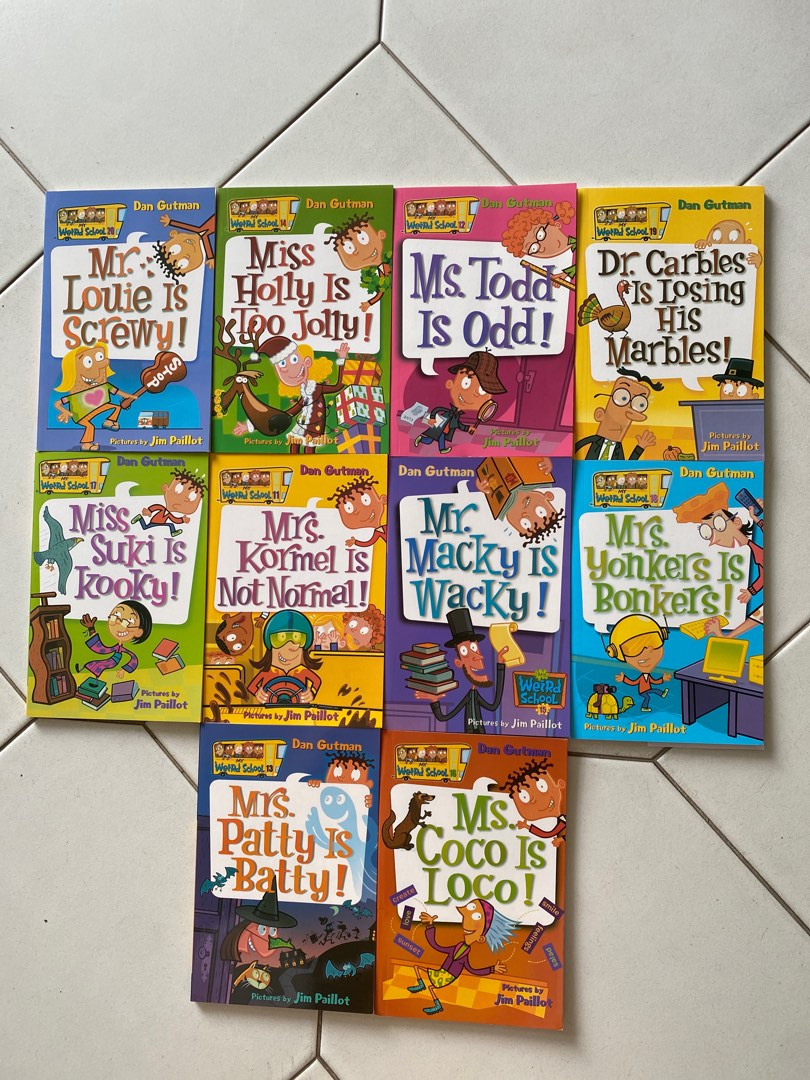 10 X (bundle of 10) My Weird School Series Books by Dan Gutman V new CC ...