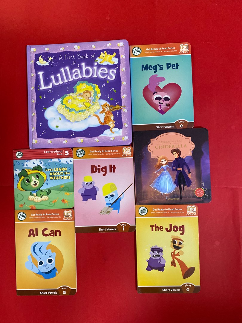 7 X ( bundle of 7) LeapFrog & Others BOARD BOOKs as shown, Hobbies ...