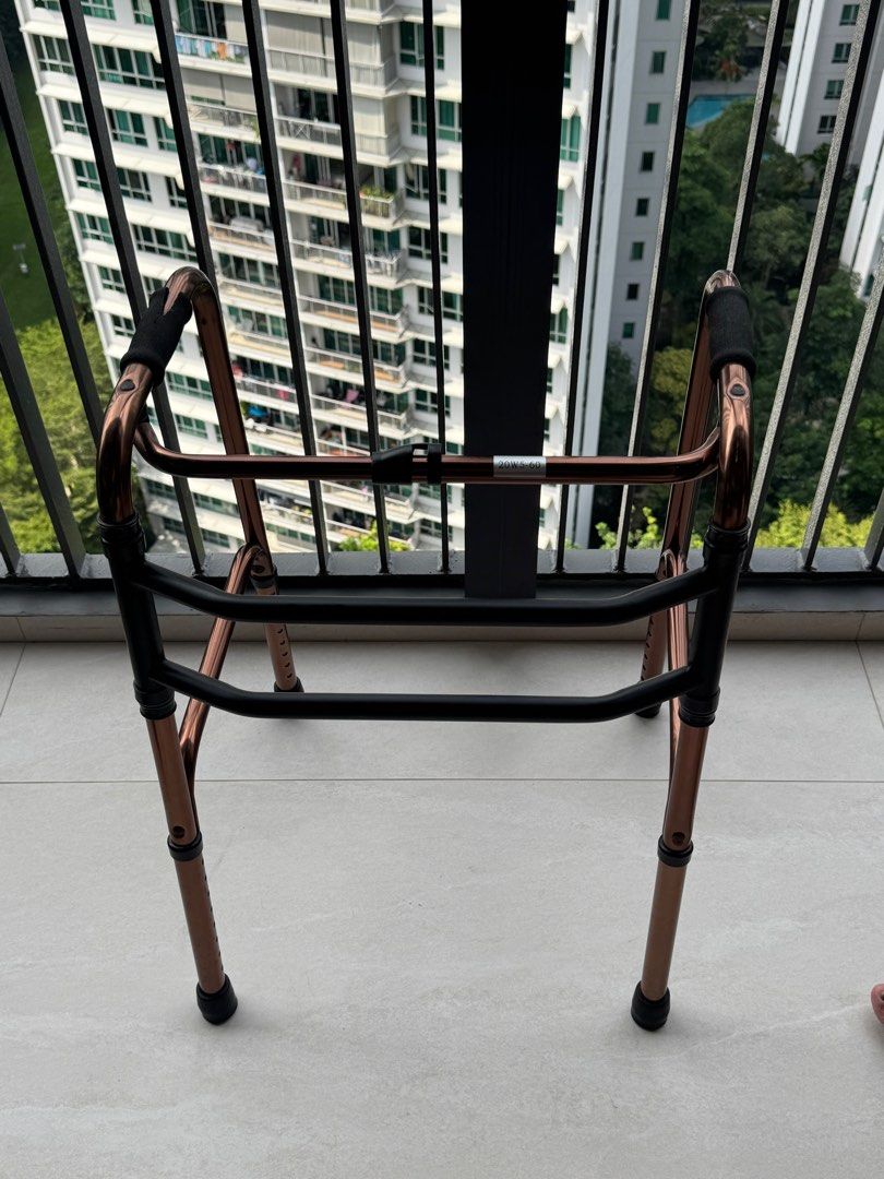 Adjustable Bronze Walker for elderly, Everything Else on Carousell