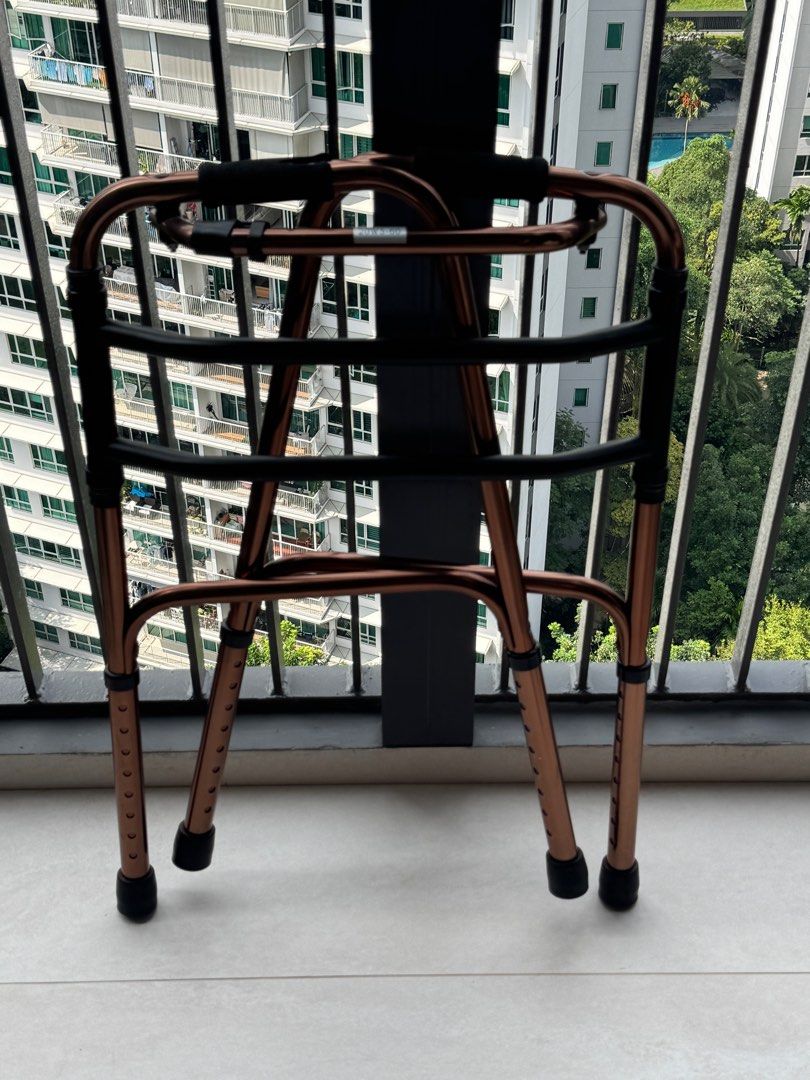 Adjustable Bronze Walker for elderly, Everything Else on Carousell