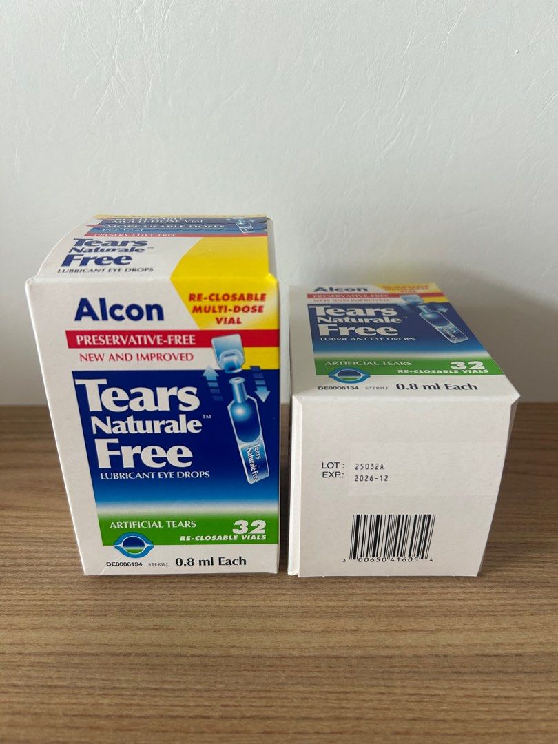 Alcon Tears Naturale Free Lubricant Eye Drops, Beauty & Personal Care ...