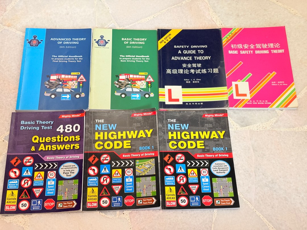 Driving Theory Test Books - Advanced, Basic, Highway Code, Hobbies ...