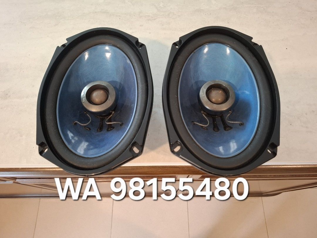 Alpine SPR-692B Coaxial 2-Way Car Speakers, 6x9 inch, Car Accessories ...