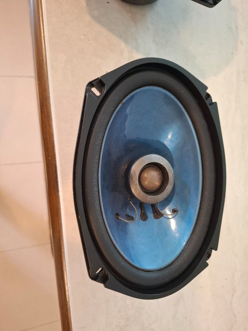 Alpine SPR-692B Coaxial 2-Way Car Speakers, 6x9 inch, Car Accessories ...