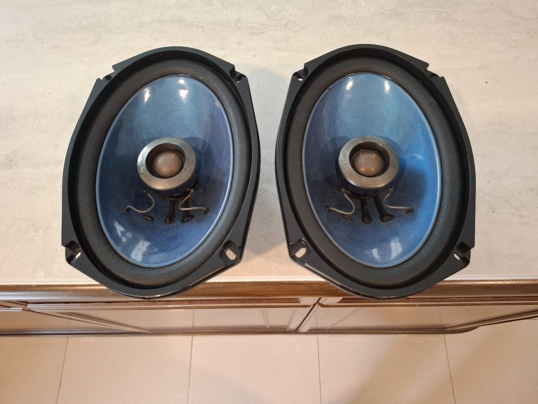 Alpine SPR-692B Coaxial 2-Way Car Speakers, 6x9 inch, Car Accessories ...
