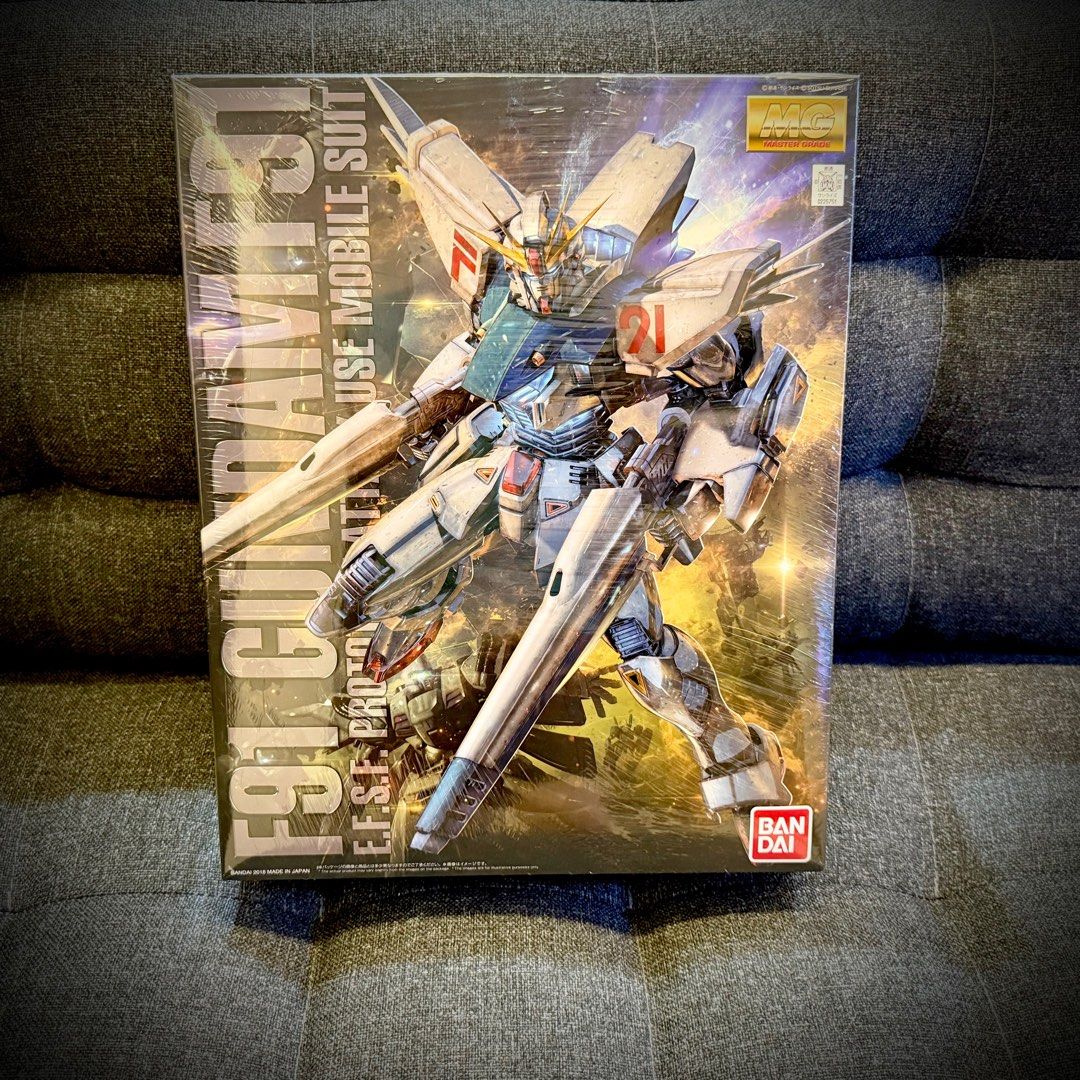 Bandai MG F-91 Gundam & RE/100 Vigna-Ghina Bundle, Hobbies & Toys, Toys & Games on Carousell
