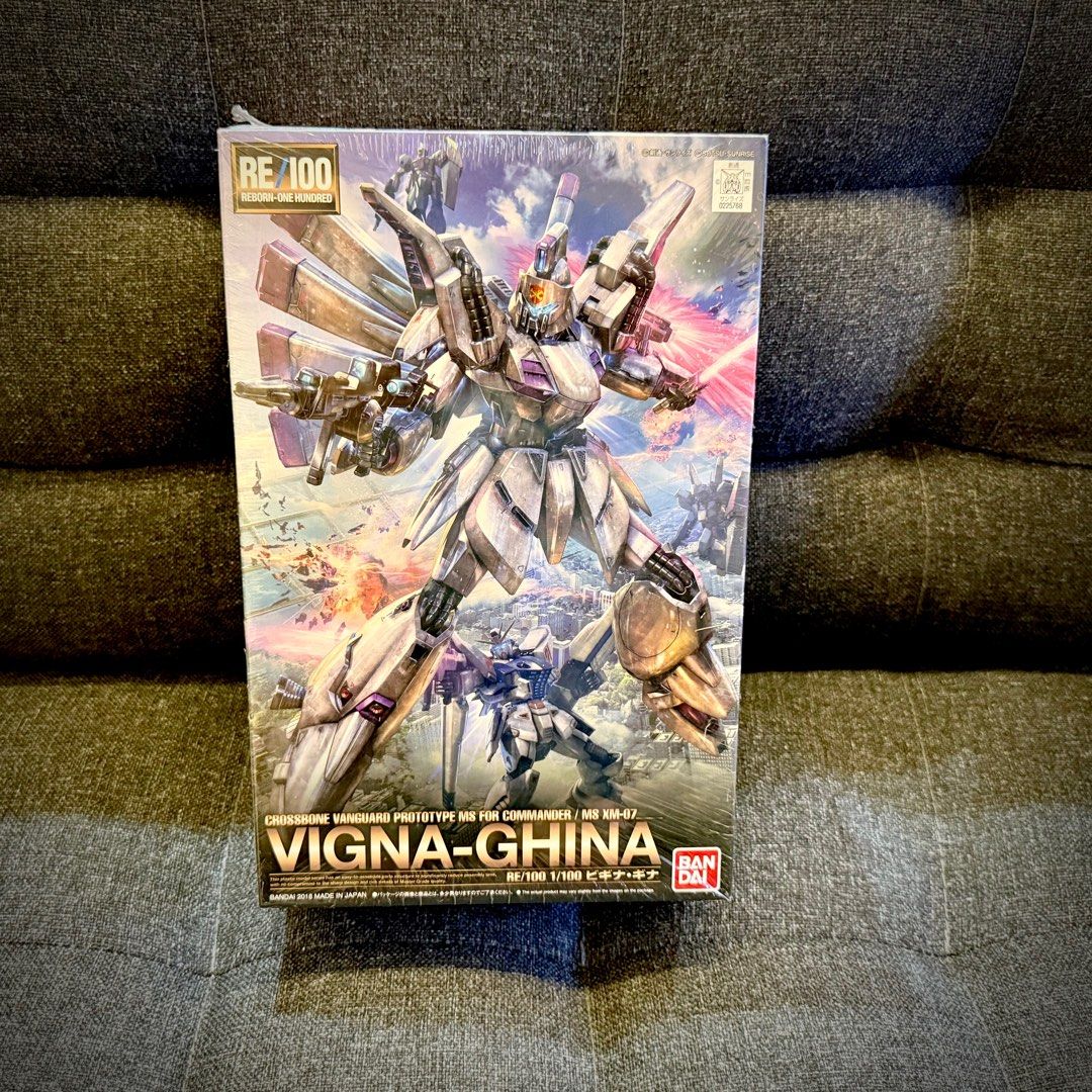 Bandai MG F-91 Gundam & RE/100 Vigna-Ghina Bundle, Hobbies & Toys, Toys & Games on Carousell