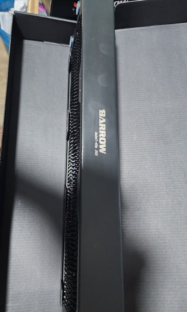 Barrow 360mm Radiator, ekwb Fittings and 2meter Softubing, Computers & Tech, Parts & Accessories ...