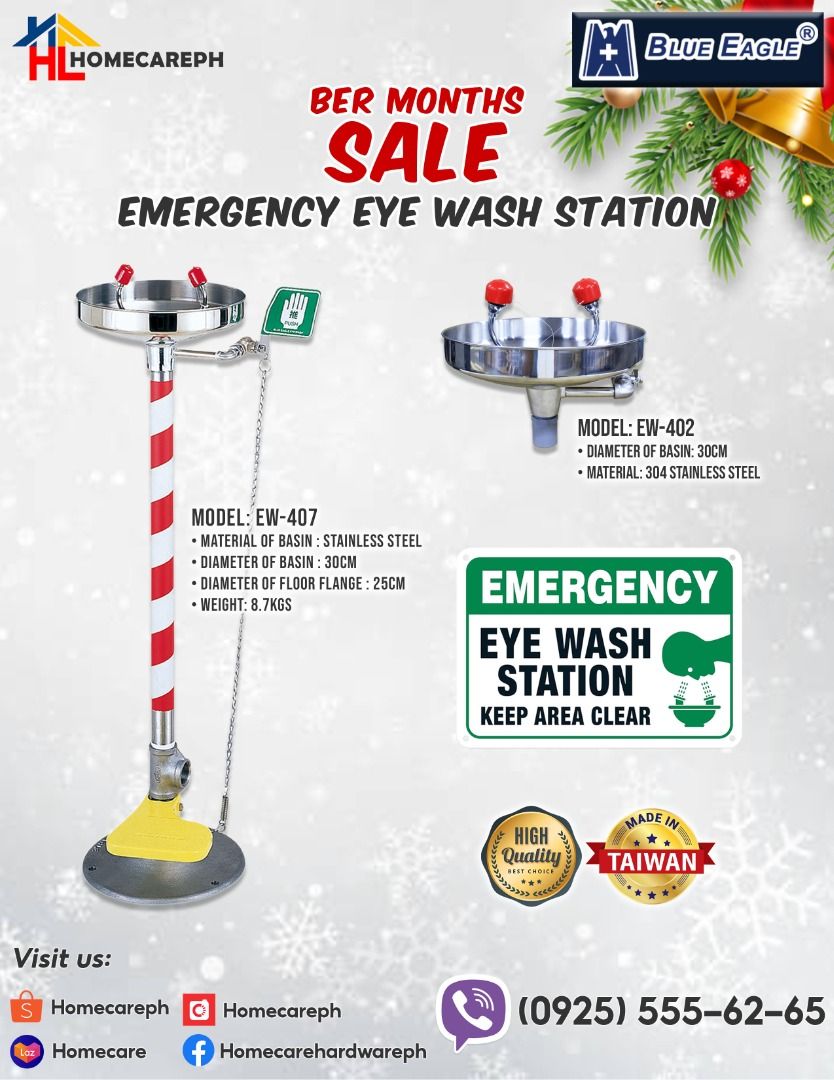 BER MONTHS SALE (Blue Eagle Emergency Eye Wash Station), Everything ...