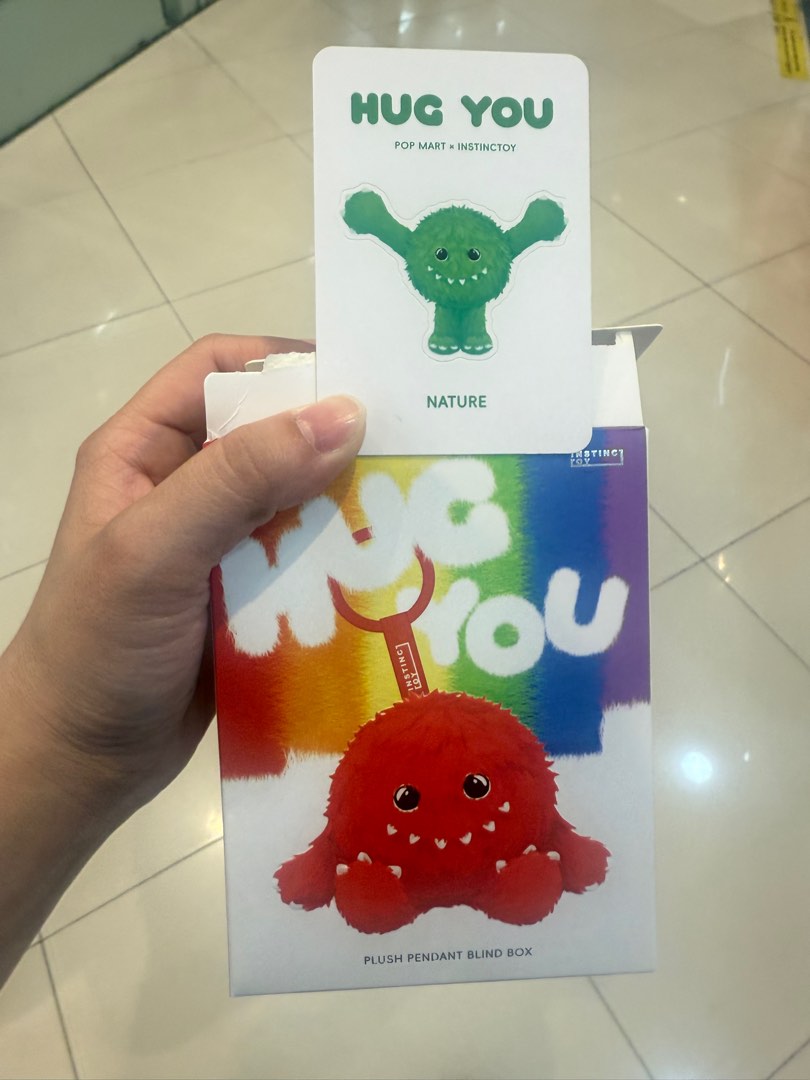 BN GREEN COLOR Pop Mart x InstincToy Hug You Plush Pendant - Nature ...