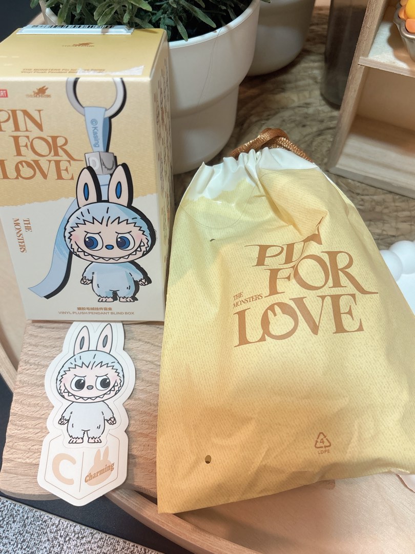 BNIF pop mart labubu pink for love (WTS/WTT), Hobbies & Toys, Toys & Games on Carousell