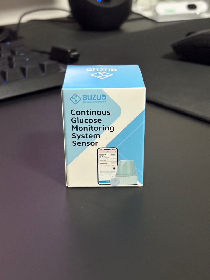 BUZU Continuous Glucose Monitoring System Sensor, Health & Nutrition ...