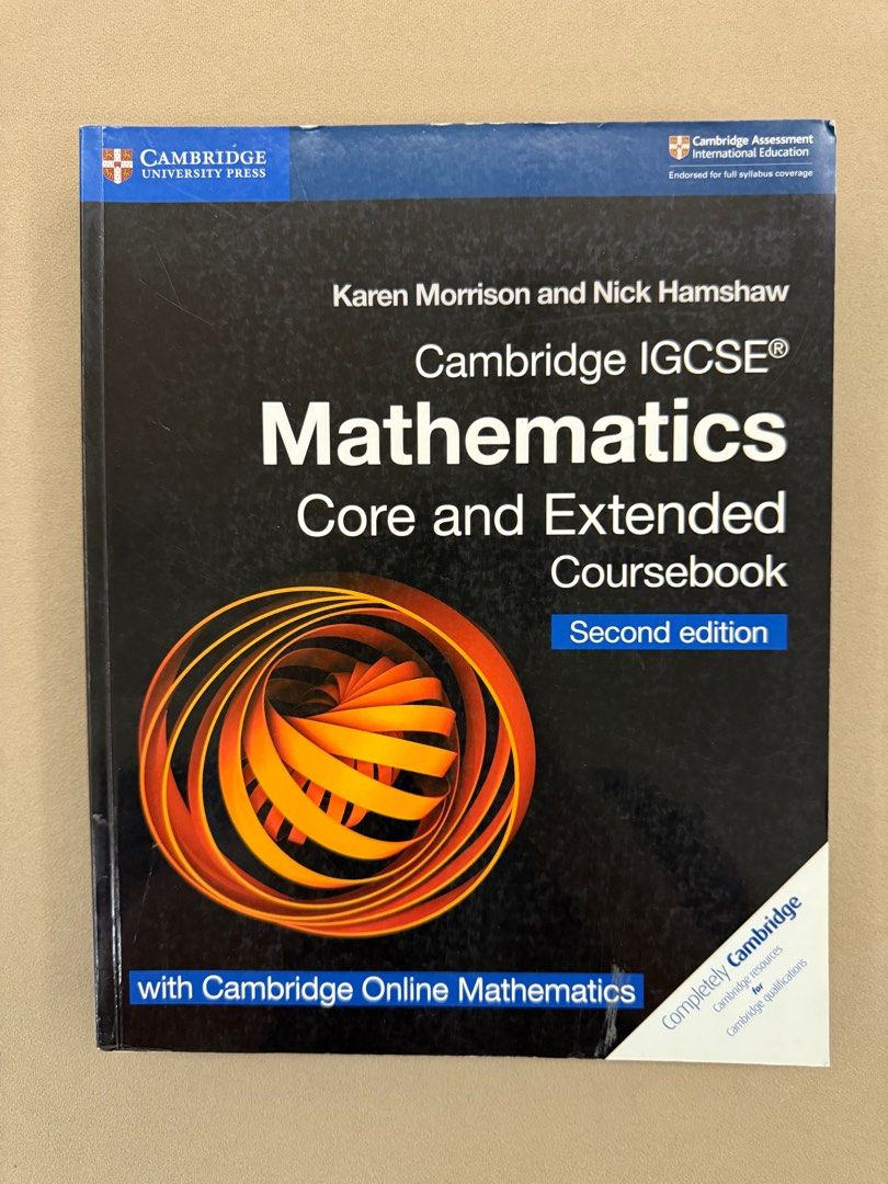 Cambridge IGCSE Mathematics (Maths) Core and Extended Coursebook (2nd ...