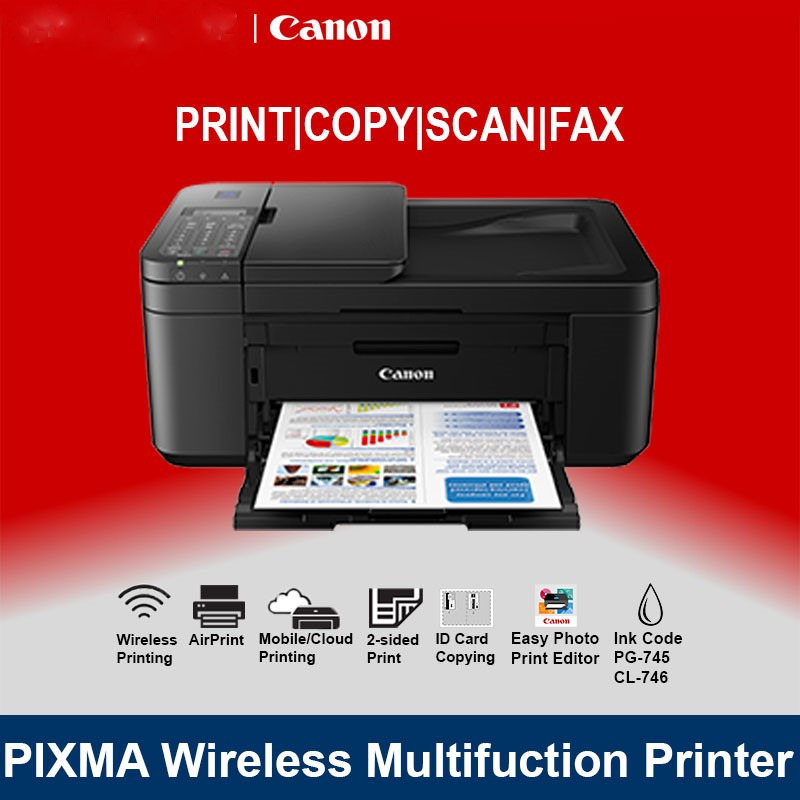Canon Printer Wireless, READY for immediate use; cartridges ink near ...