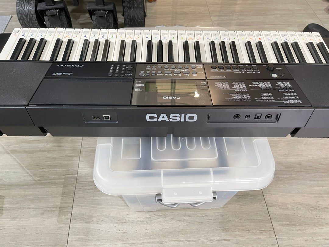 Casio CT-X800 Keyboard with Stand and Adapter (No Warranty), Hobbies ...