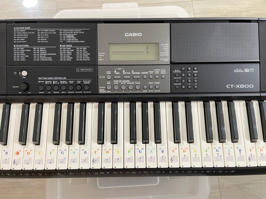 Casio CT-X800 Keyboard with Stand and Adapter (No Warranty), Hobbies ...