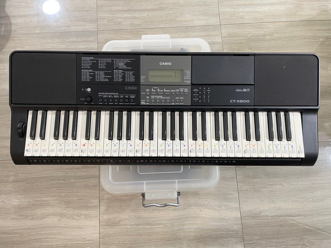 Casio CT-X800 Keyboard with Stand and Adapter (No Warranty), Hobbies ...