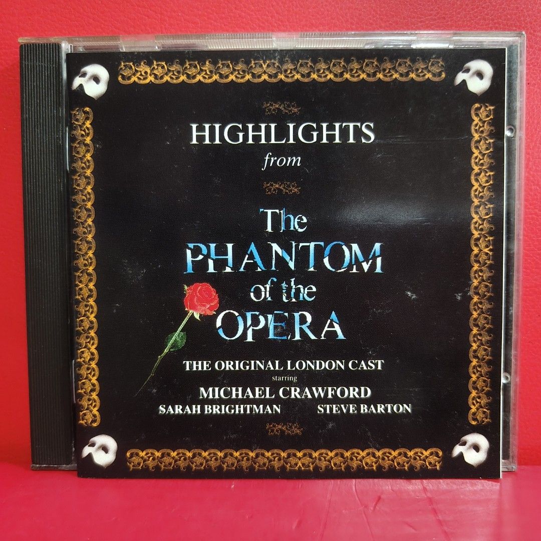 [CD] THE PHANTOM OF THE OPERA (HIGHLIGHTS), Hobbies & Toys, Music ...