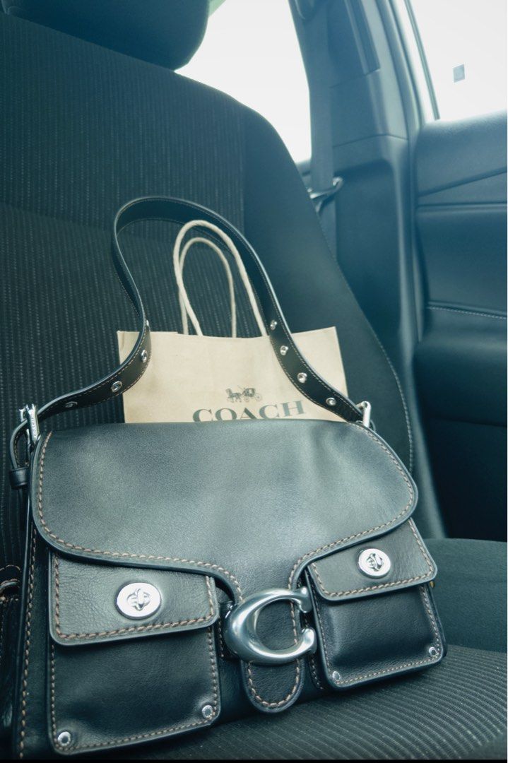 Coach tabby cargo turnlock, Luxury, Bags & Wallets on Carousell