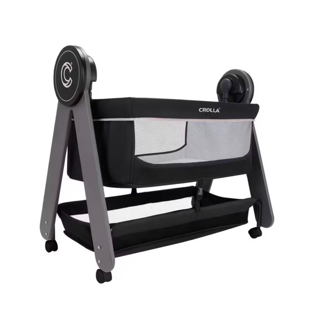 Crolla Baby Bassinet Cot - Black, Babies & Kids, Baby Nursery & Kids ...