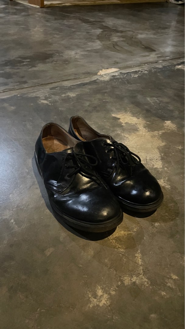 Dr Martens 1461 Black 45 11UK DOCMART LOW PANTOFEL, Fesyen Pria, Sepatu ...