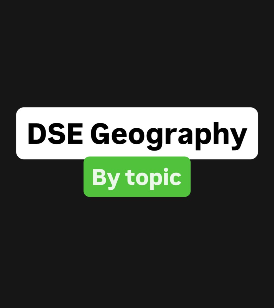 DSE Geography By Topic Past Papers, Mocks, 興趣及遊戲, 書本 & 文具, 教科書 - Carousell