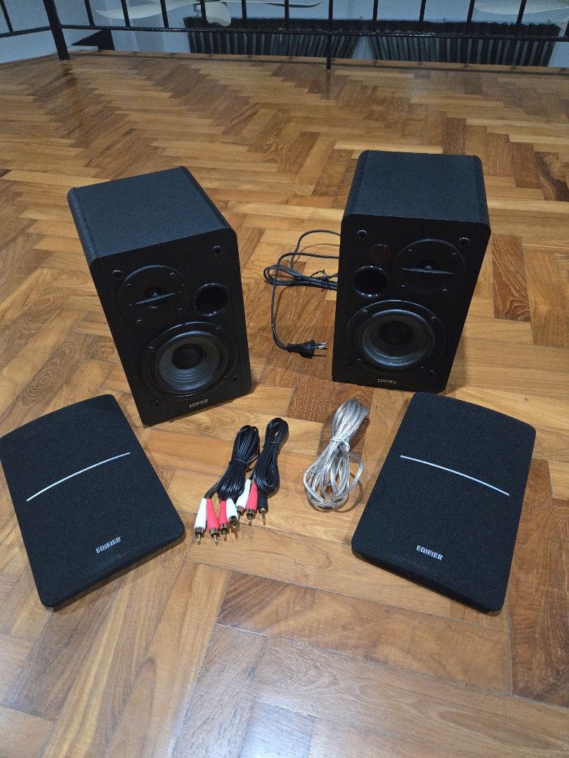 Edifier R1280DBs Desk Bookshelf Speakers with bluetooth, Audio ...