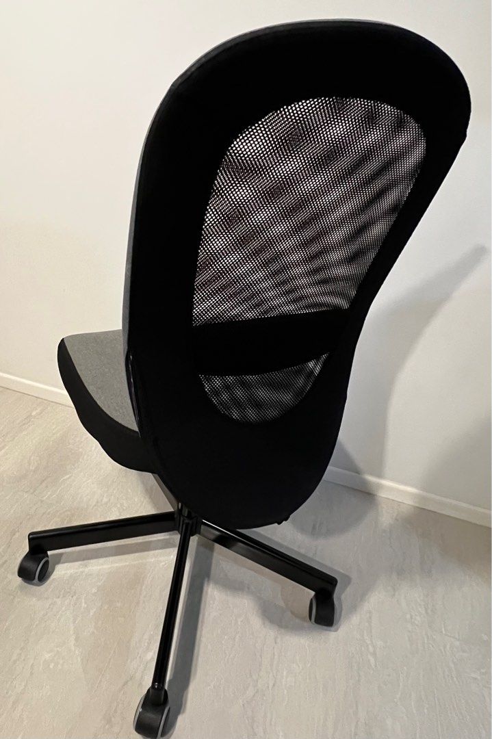 Ergonomic Office Chair - Grey and Black, Furniture & Home Living ...