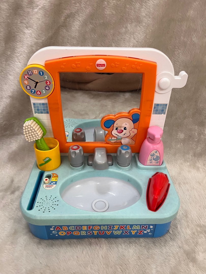 Fisher Price Laugh & Learn Lets Get Ready Sink, Hobbies & Toys, Toys ...