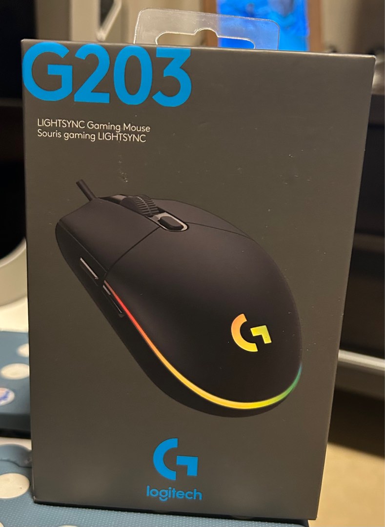 G203 Logitech Lightsync Gaming Mouse, Computers & Tech, Parts ...