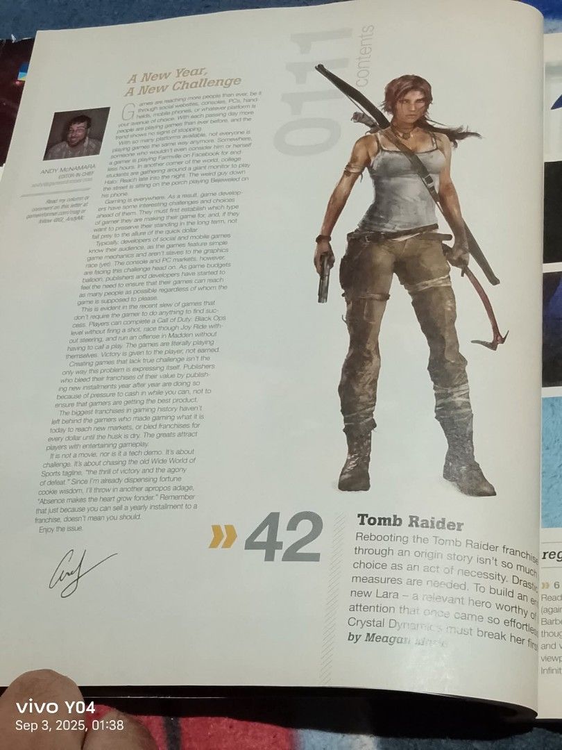 GAME INFORMER MAGAZINE,,, LARA CROFT ON THE COVER, Hobbies & Toys ...