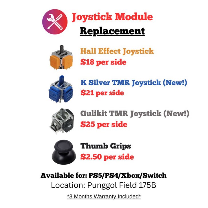 Gaming Controller/Dual Sense 5 (PS5/PS4/Xbox/Switch) Joystick ...