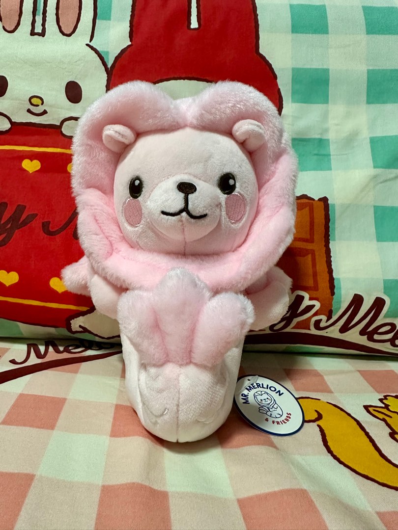 Goldwood 8”/ 20cm Pink Mr Merlion Plush, Hobbies & Toys, Toys & Games ...