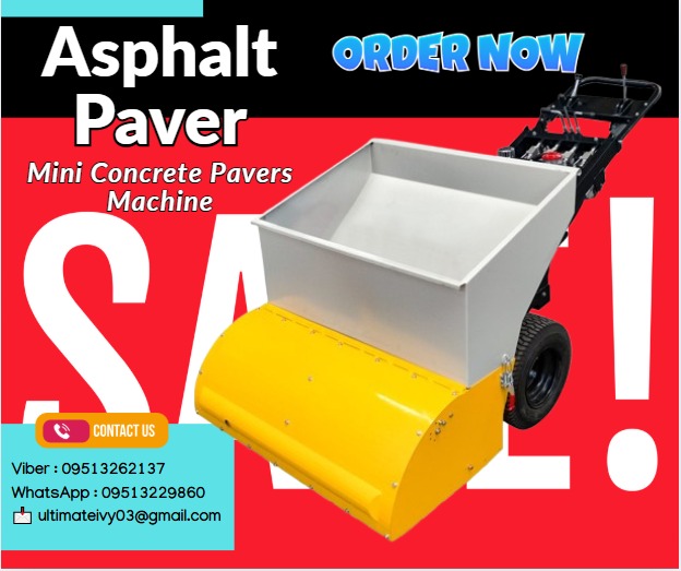 HHMP-100c Asphalt Paver Mini Concrete Pavers Machine, Commercial ...