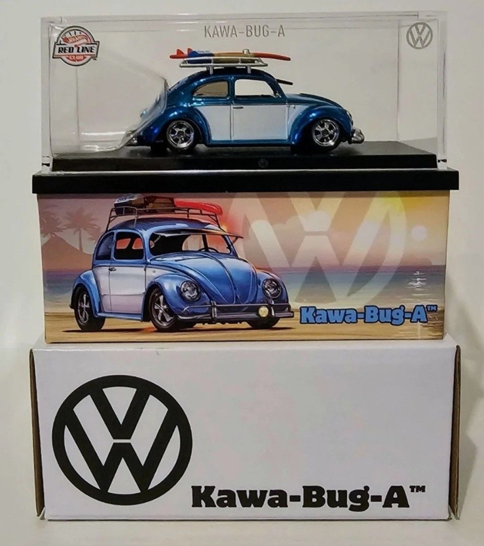 Hot Wheels RLC Exclusive Blue Kawa-Bug-A 1949 VW Volkswagen Beetle ...