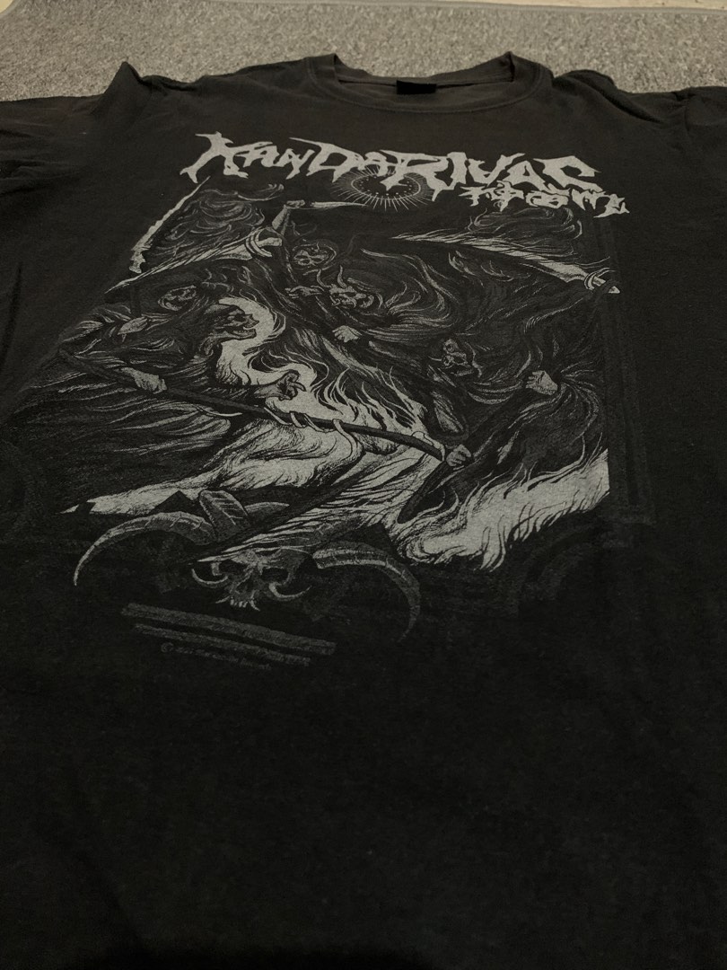 Kaos Band The Kandarivas Japan Grindcore Second bekas Seken, Fesyen ...