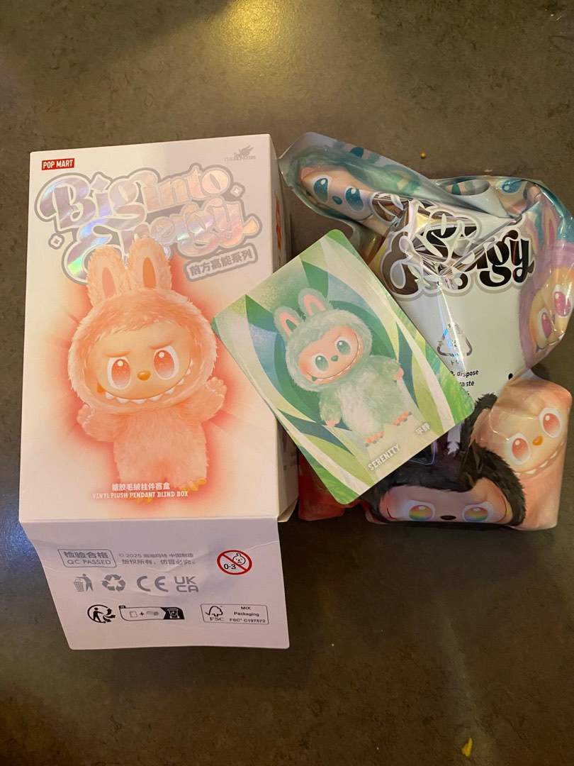 Labubu Big into Energy SERENITY 平靜 全新現貨有盒袋未拆第三代 正貨pop mart Labubu (有收據 ...