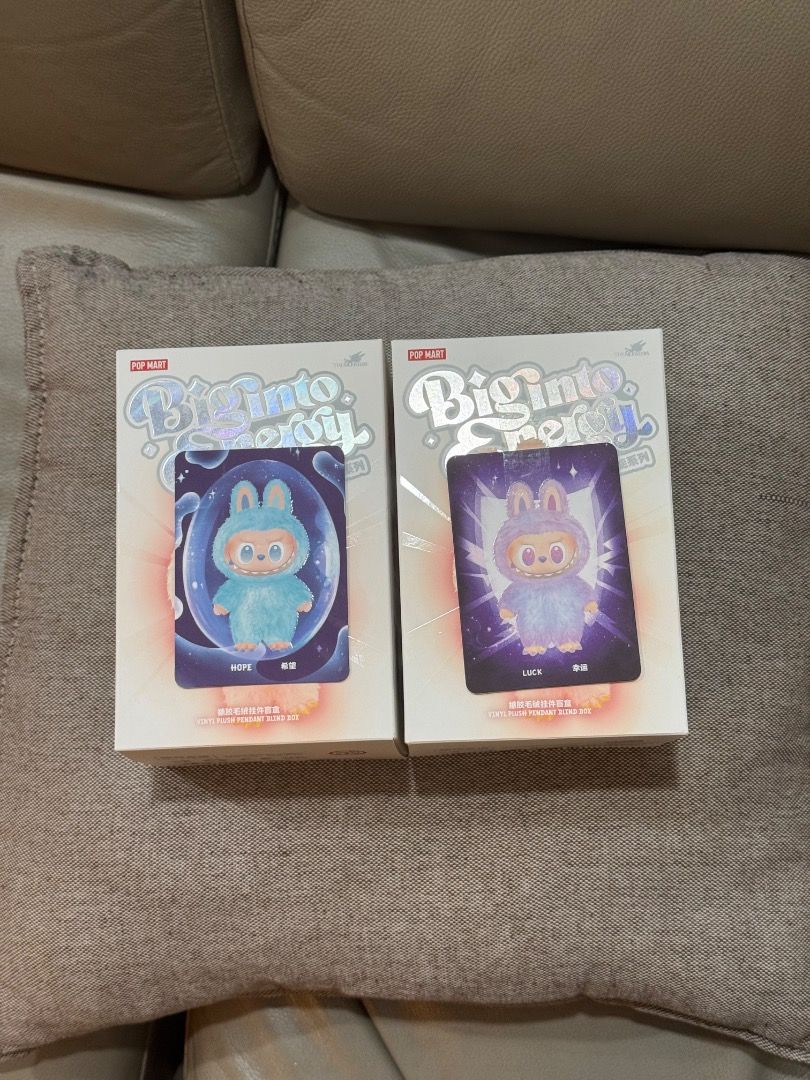 Labubu big into energy v3 LUCK HOPE SERENITY LOVE LOYALTY, Hobbies ...