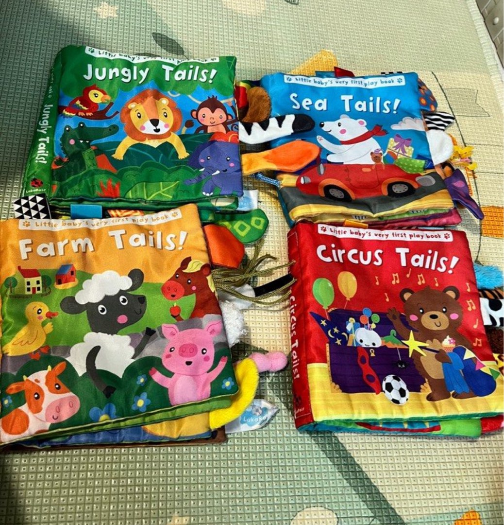 Little Baby's Very First Play Books - Set of 4, Hobbies & Toys, Books ...