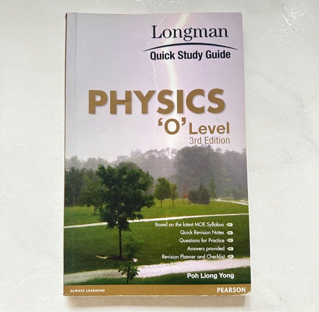 Longman Quick Study Guide Physics 'O' Level Quick Study Guide, Hobbies ...