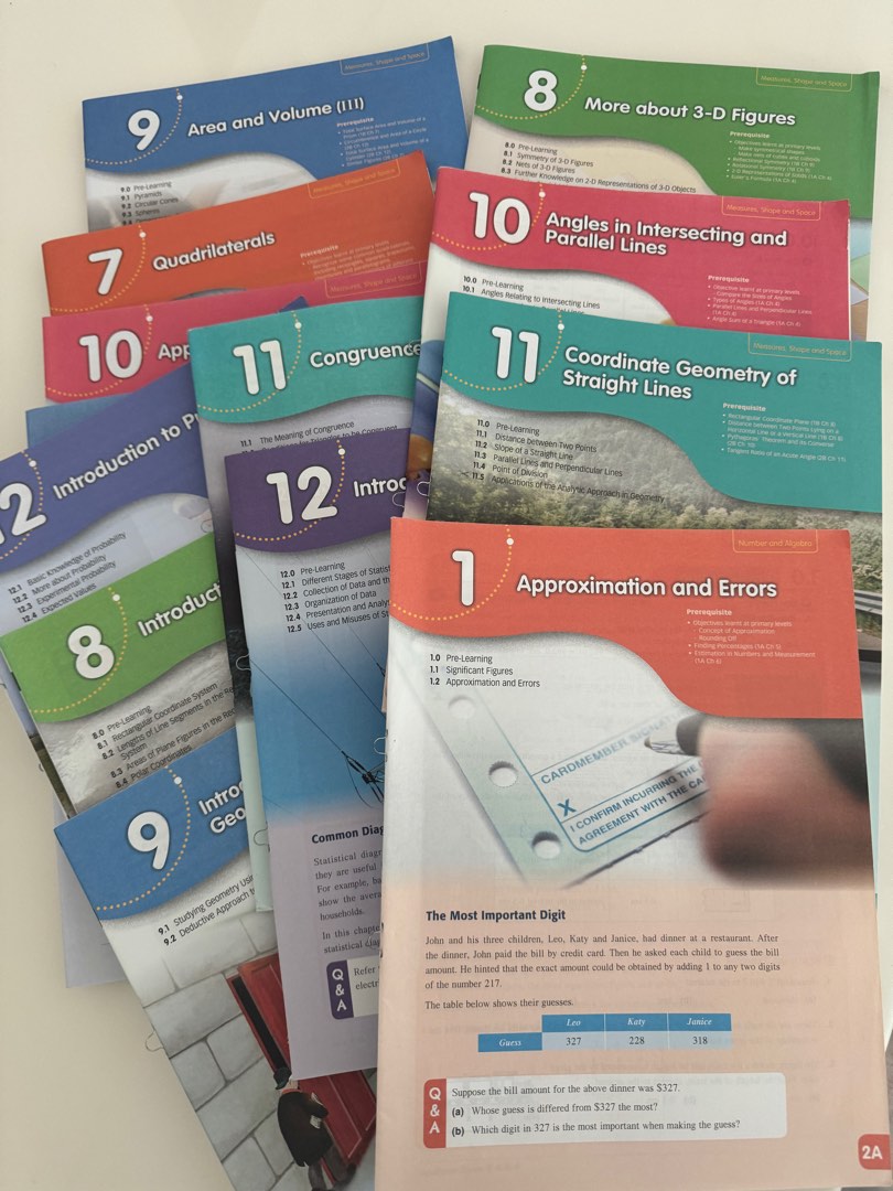 Maths exercise booklets ( with answers ), Hobbies & Toys, Books ...