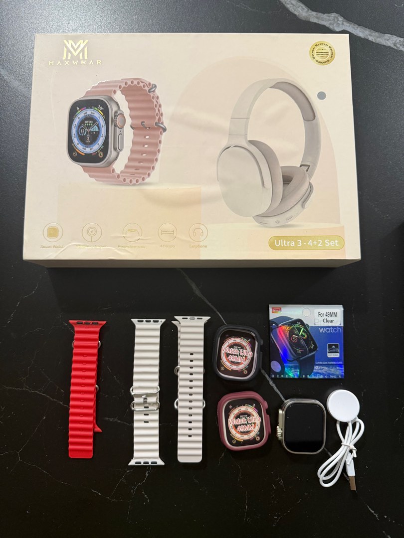 MAXWEAR Ultra 3 Smartwatch , Mobile Phones & Gadgets, Wearables & Smart ...