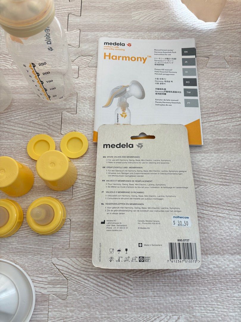 Medela Harmony Manual Breast Pump Set, Babies & Kids, Nursing & Feeding, Breastfeeding & Bottle ...